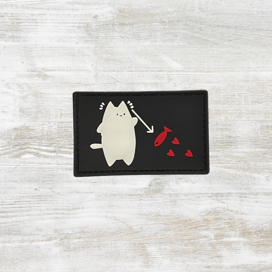 The Meniacc Blackbeard Kitten PVC Velcro Patch – Oribags