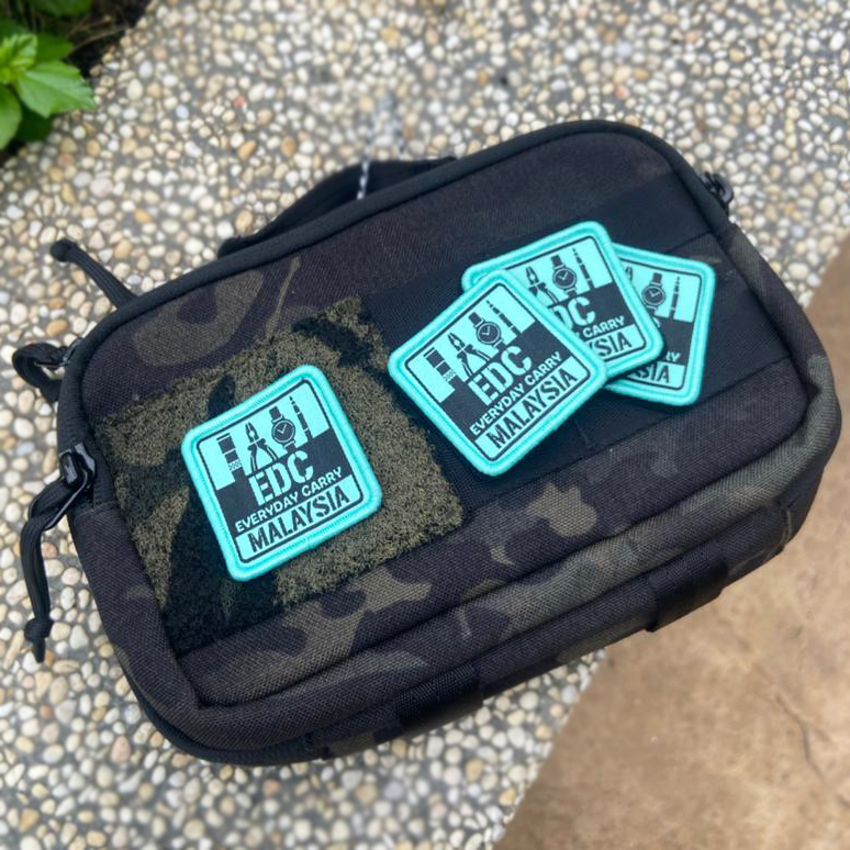 EDCMY Logo Patch 2026 - Robin's Egg Blue – Oribags