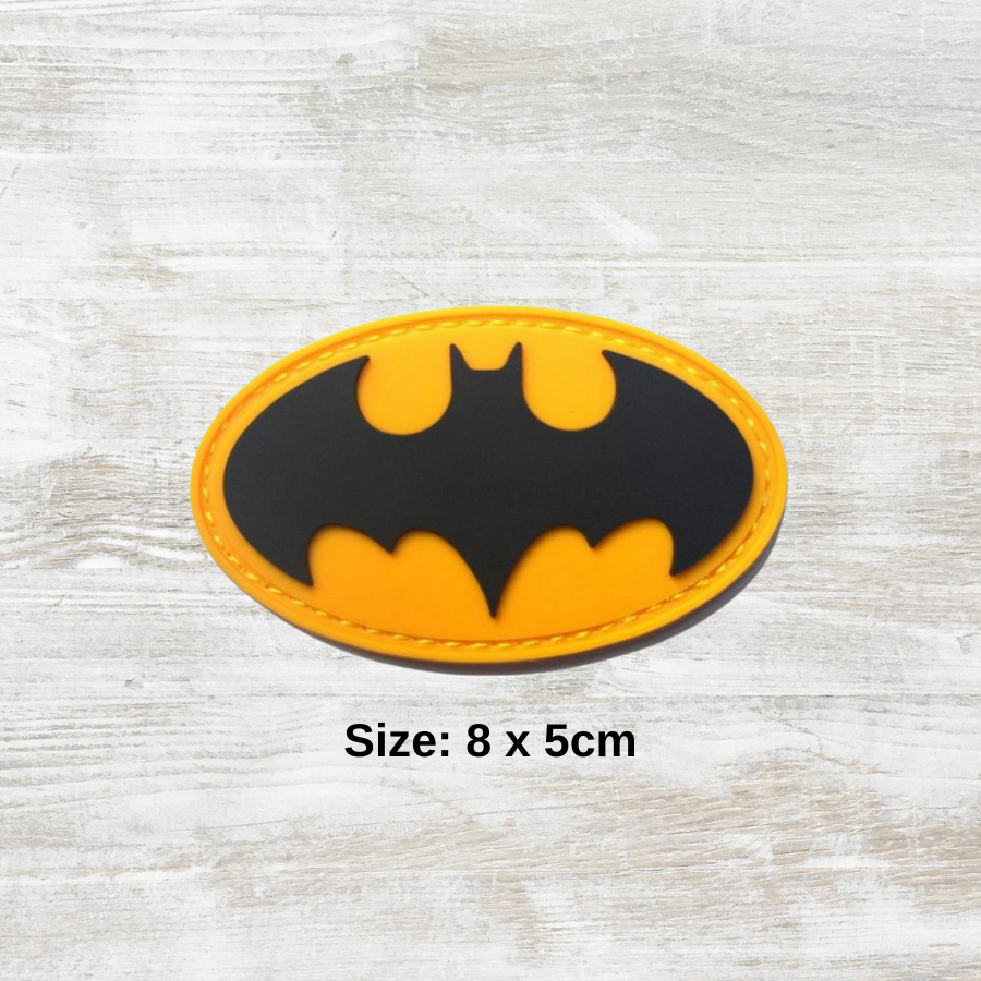 The Meniacc Bat Man PVC Velcro Patch – Oribags
