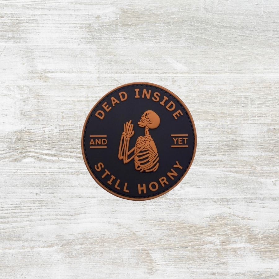 The Meniacc Dead inside PVC Velcro Patch – Oribags