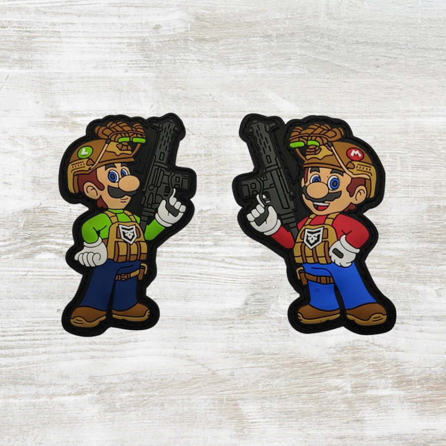 The Meniacc Mario & Luigi Tactical PVC Velcro Patch (Set) – Oribags