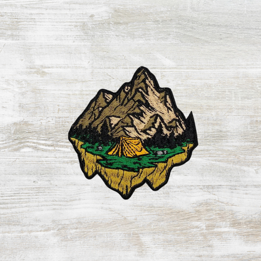 The Meniacc Mountain Scenery Embroidery Velcro Patch – Oribags