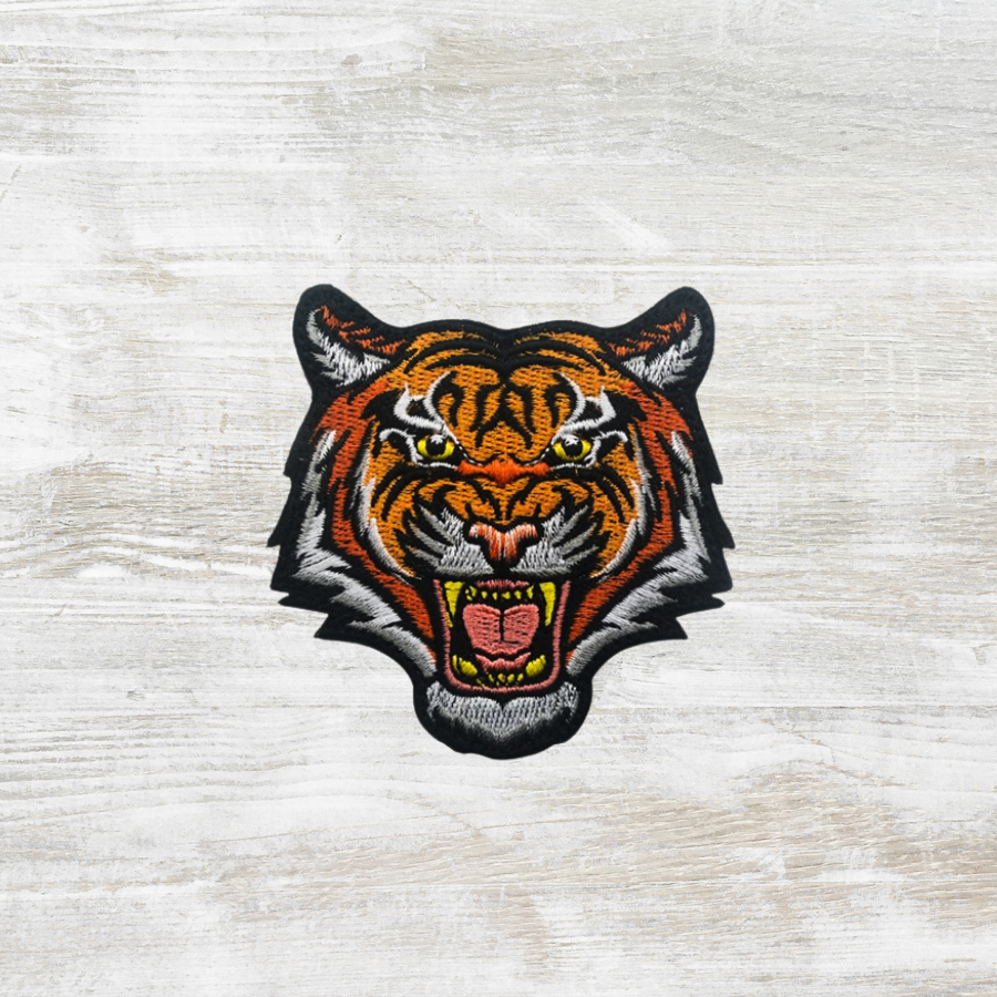 The Meniacc Tiger Embroidery Velcro Patch – Oribags