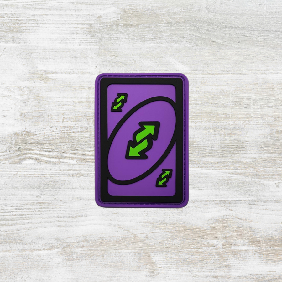 The Meniacc Uno Reverse PVC Velcro Patch – Oribags