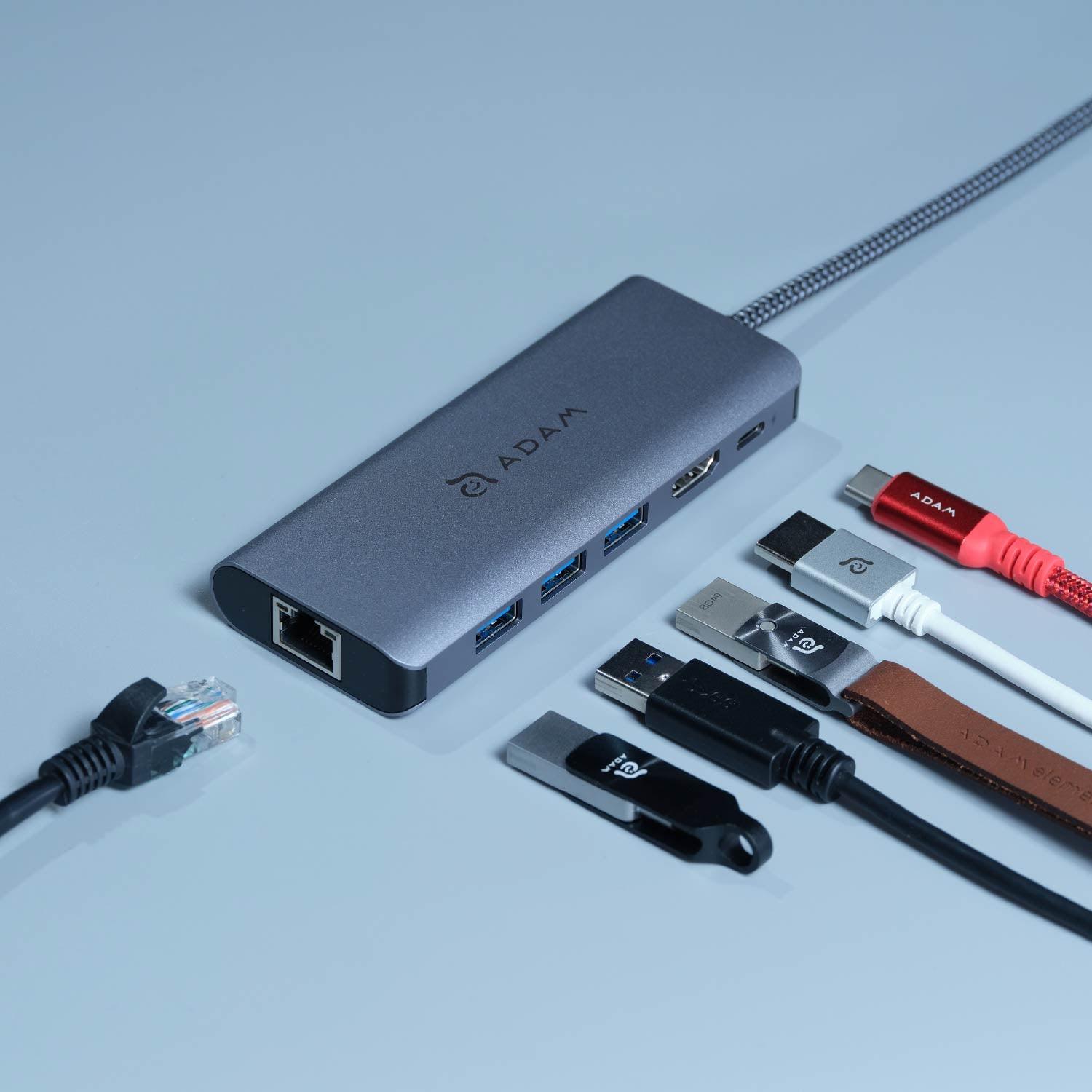 ADAM elements CASA Hub A01s USB-C 4K 6in1 Hub – Oribags