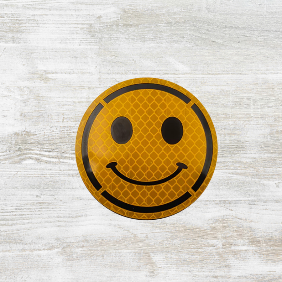 The Meniacc Smiley Reflective Velcro Patch – Oribags
